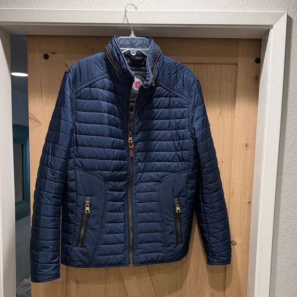 Gate One | Jackets & Coats | Mens Quilted Puffer Jacket Navy | Poshmark
